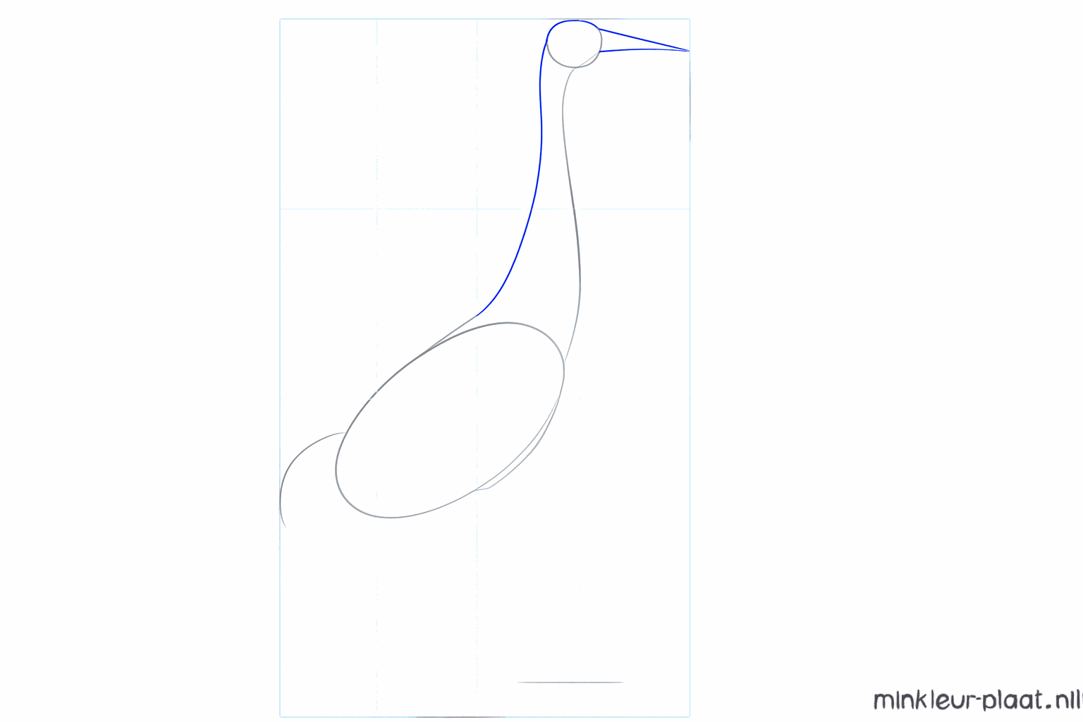 Drawing a Crane: Step-by-step drawing lesson for kids